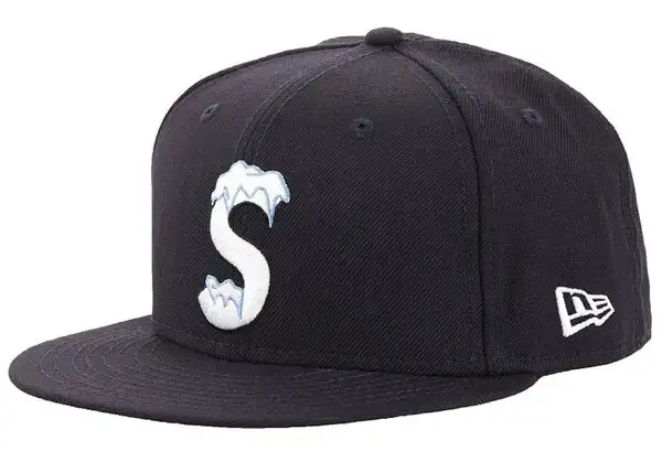 Supreme S Logo New Era Cap - Navy Blue | Editorialist